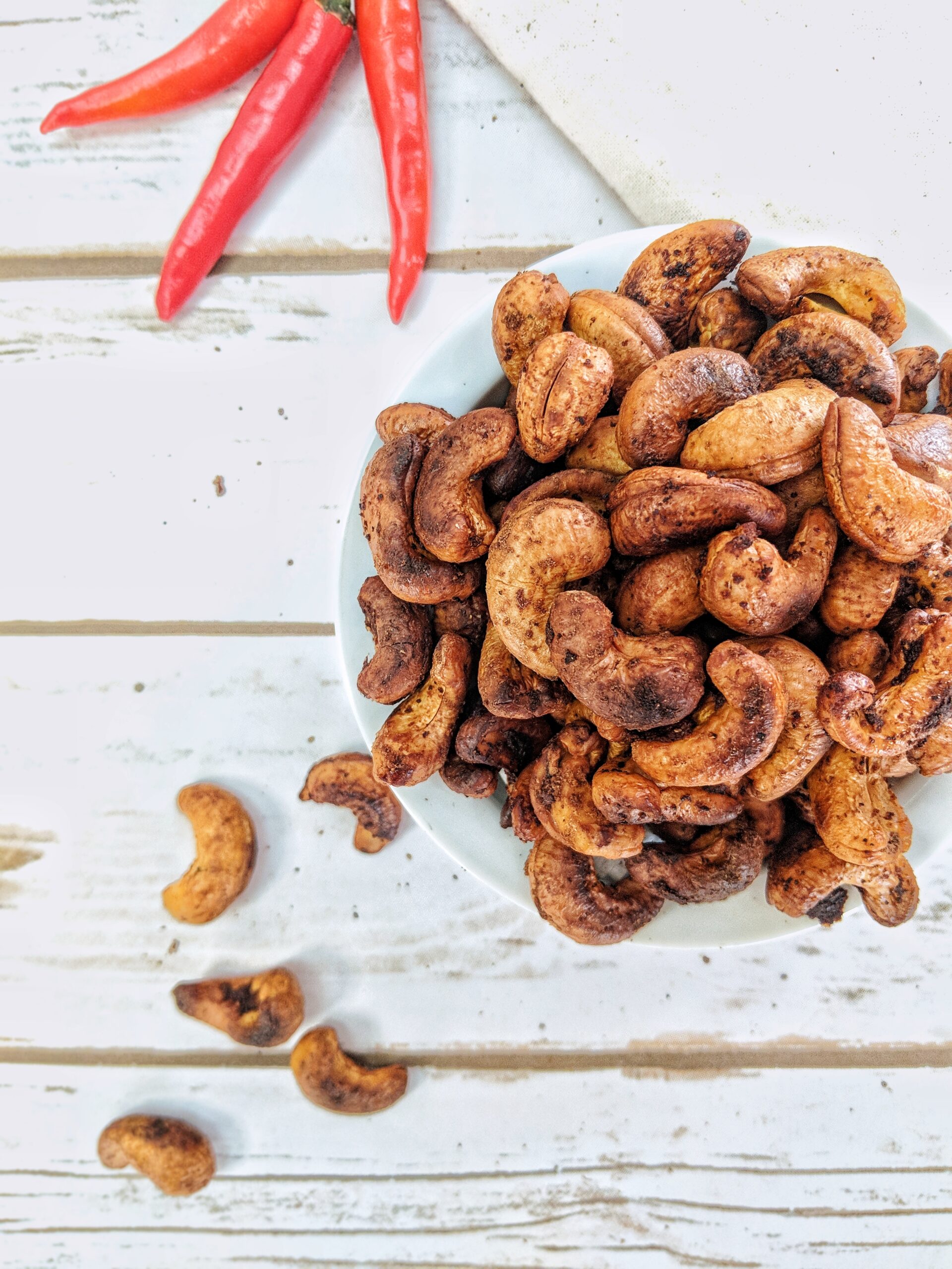 Paleo Spicy Thai Chili Roasted Cashews